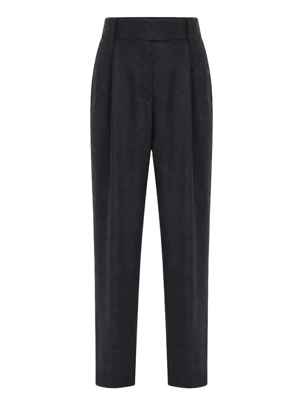Giorgio Armani Wool Trousers - Brown