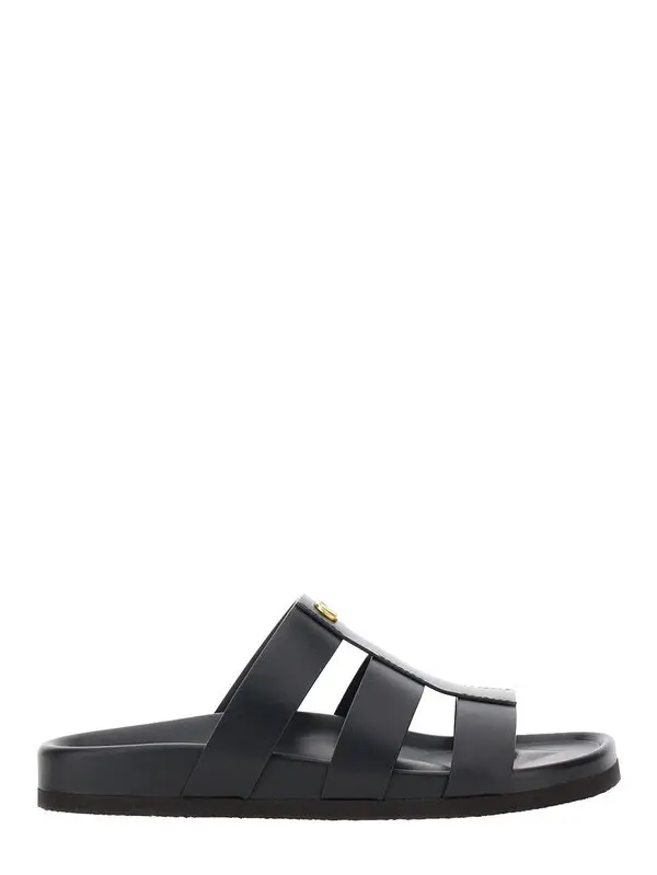 Valentino Garavani Leather Cage Sandals - Multicolor