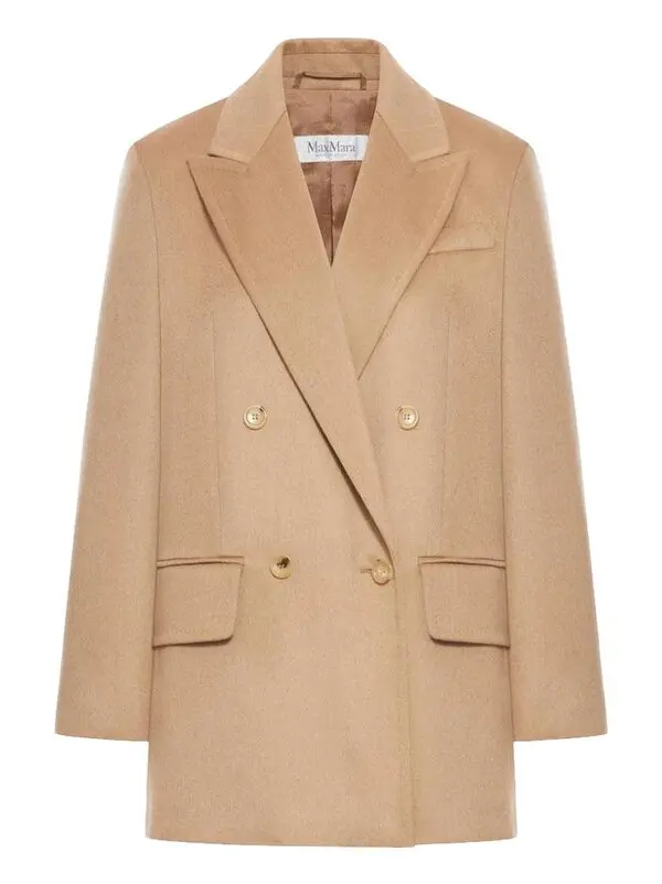 Max Mara Olimpia Camel Sable Jacket - Brown