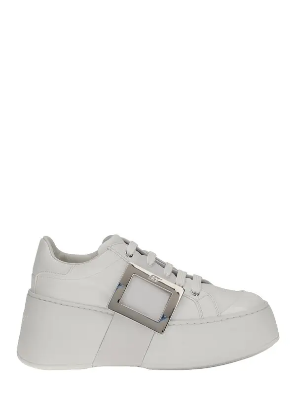 ROGER VIVIER Viv' Skate Sneakers - White