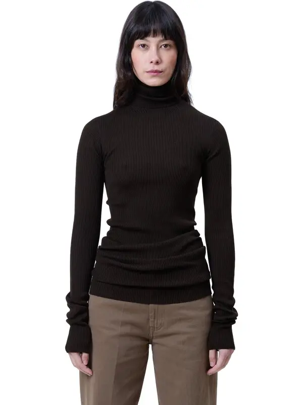 Phoebe Philo Fine Rib Sweater - Green