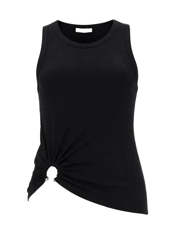 Rabanne Piercing Top - Black