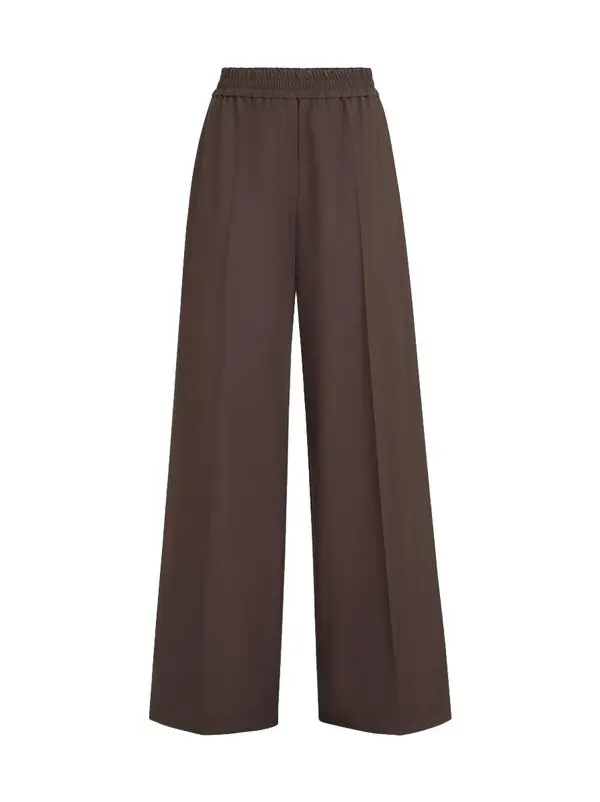 Brunello Cucinelli Loose Fit Wool Trousers - Multicolor