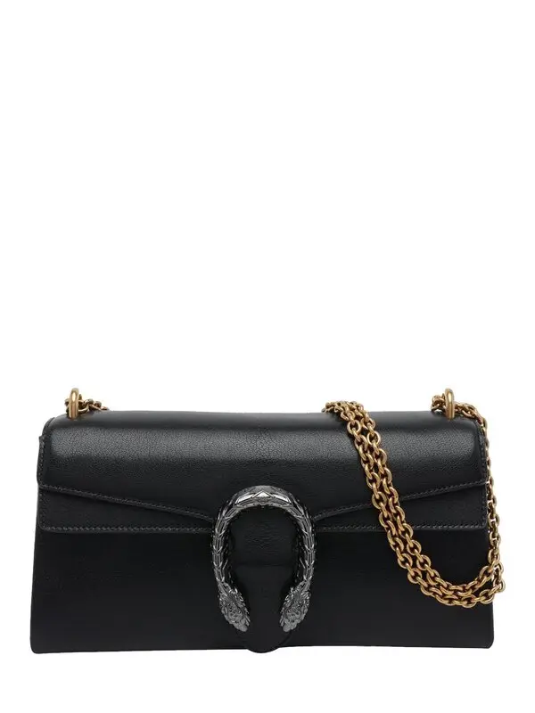 Gucci Leather Shoulder Bag - Black