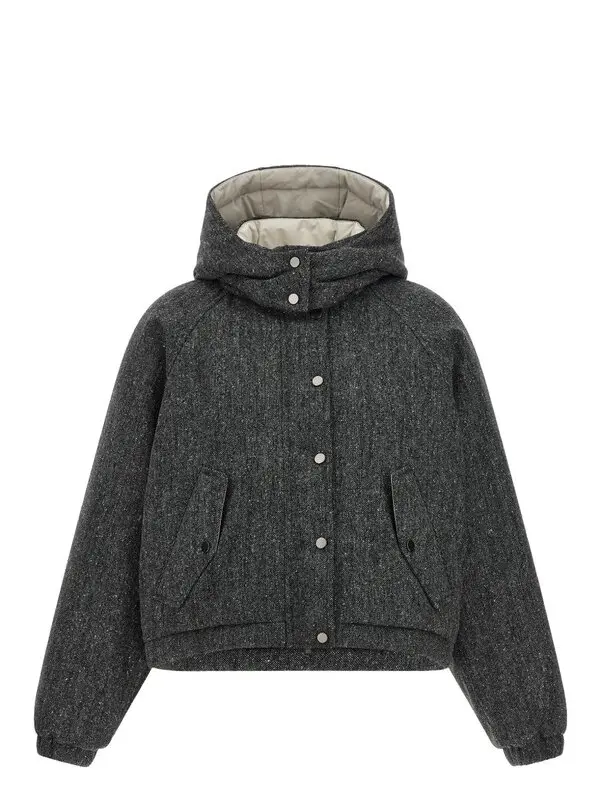Brunello Cucinelli Wool Down Jacket - Multicolor