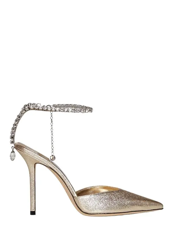 JIMMY CHOO Platinum Brilliance Fabric Saeda 100 Pumps - Multicolor