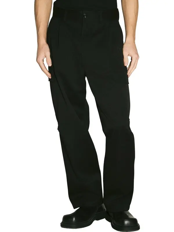 Dolce & Gabbana Twill Cargo Pants - Black