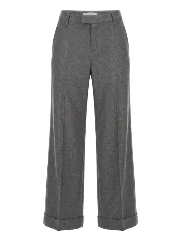 Brunello Cucinelli Wool Trousers - Multicolor