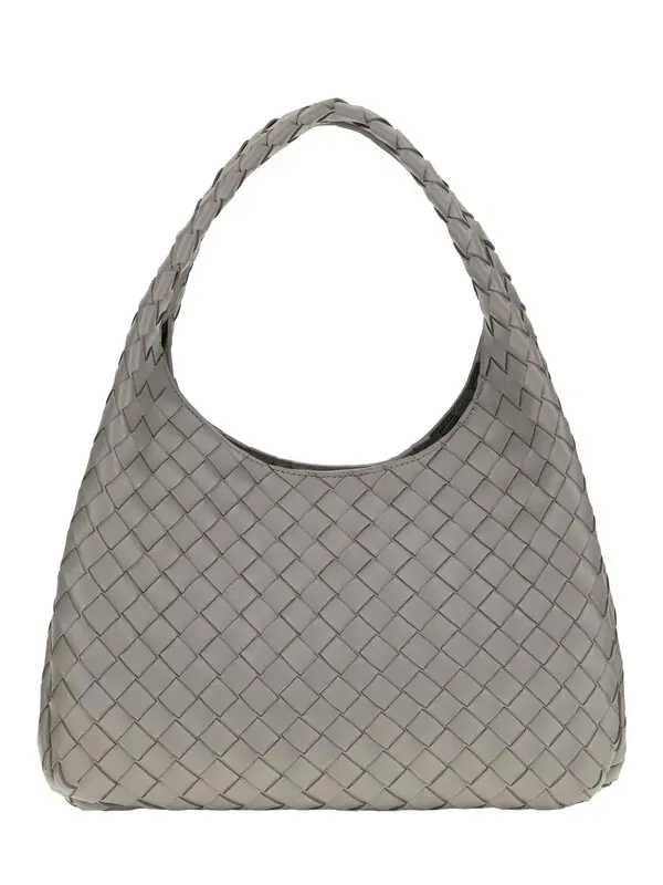 Bottega Veneta Campana Shoulder Bag - Gray