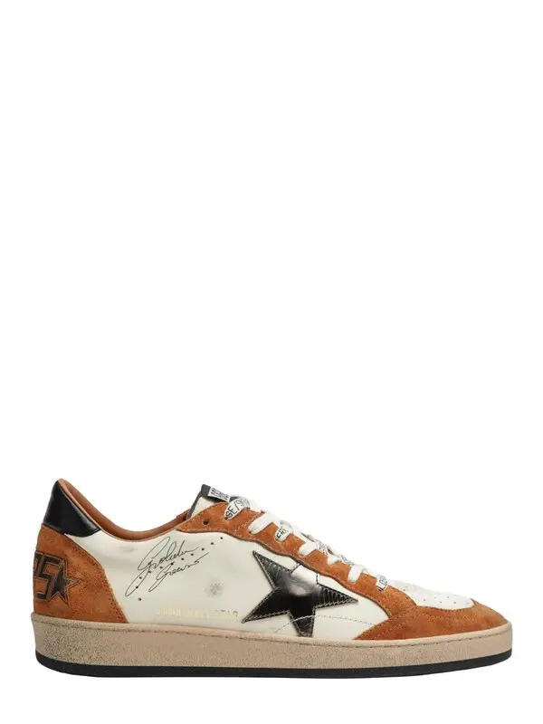 GOLDEN GOOSE Ball Star Leather Sneakers - White