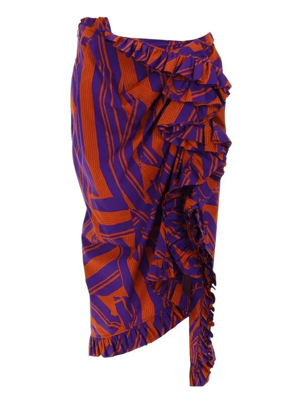 Dries Van Noten Midi Skirt Sina - Multicolor