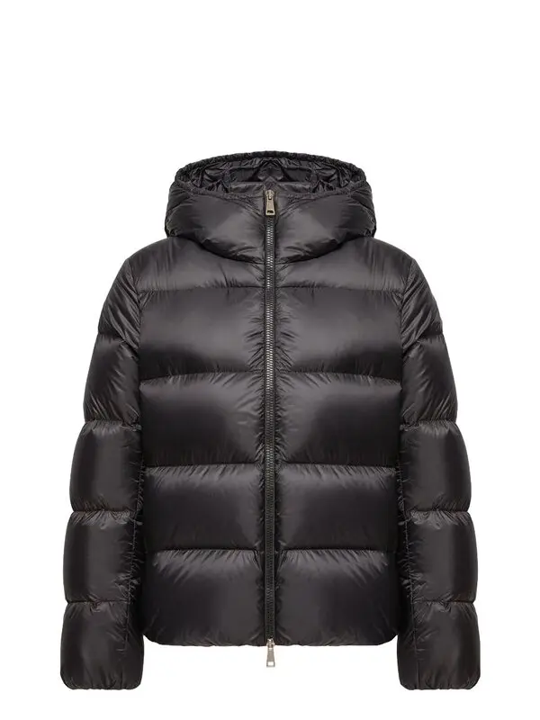 Moncler Feligule Short Down Jacket With Hood - Black