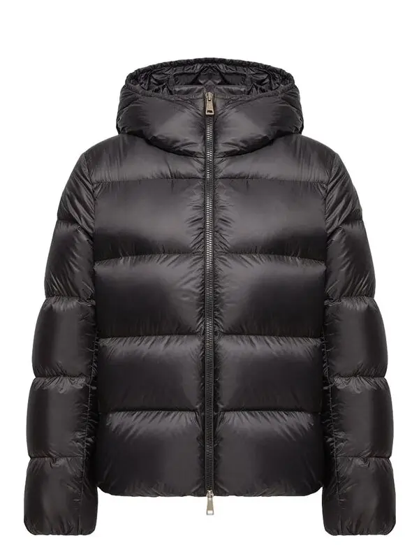 Moncler Feligule Hooded Short Down Jacket - Black