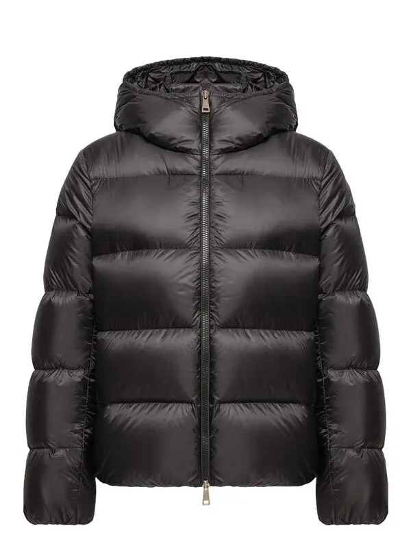 Moncler Feligule Hooded Short Down Jacket - Black