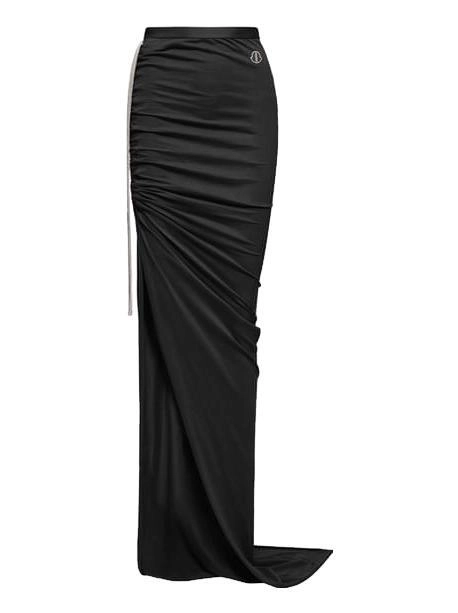 Moncler Asymmetric Draped Skirt - Black