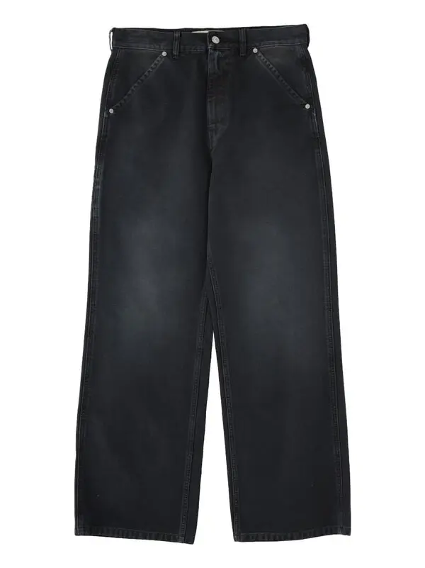 Marni Logo Applique Jeans - Black