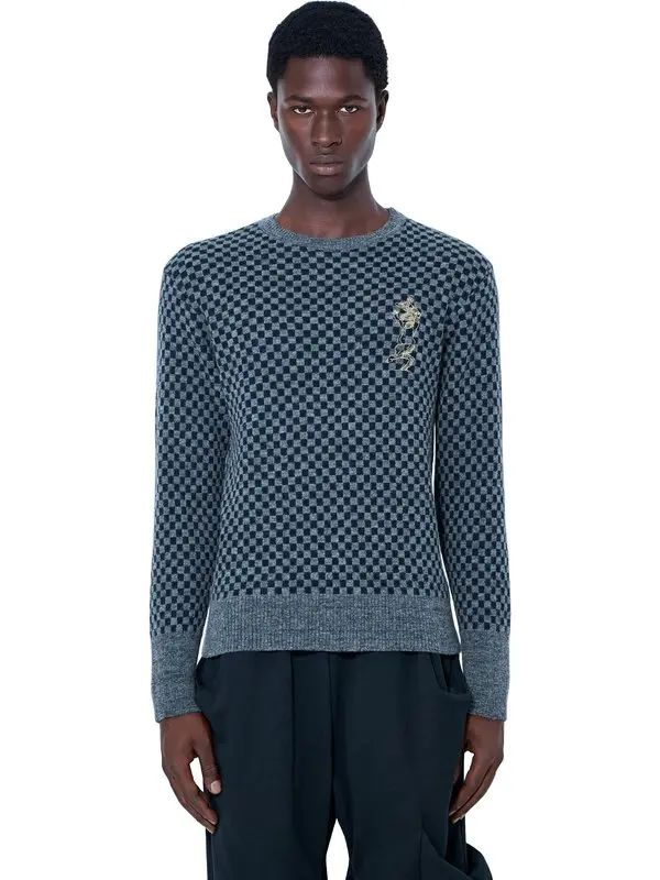 VIVIENNE WESTWOOD Checkmate Jumper - Gray