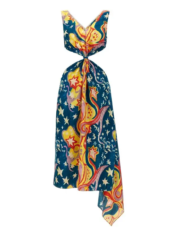 Marni No Vacancy Inn High Summer Long Dress - Multicolor
