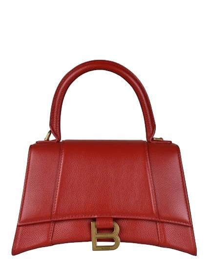 Balenciaga Hourglass Handbag - Red