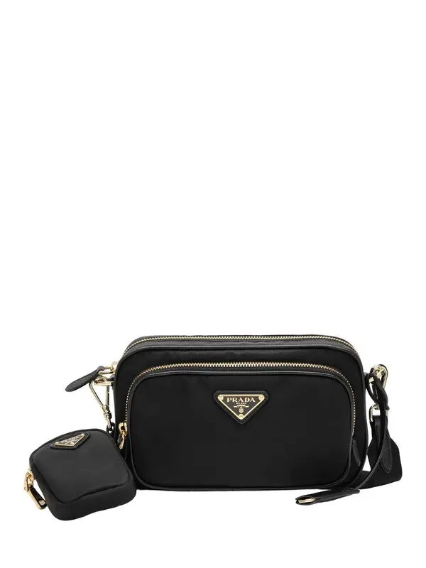Prada Re-nylon Crossbody Bag - Black