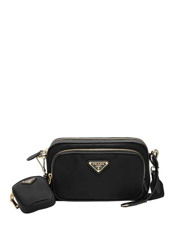 Prada Re-nylon Crossbody Bag - Black