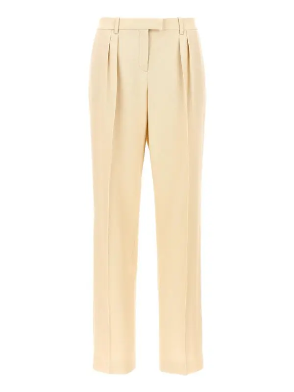 TOM FORD Tailored Pleated Pants - Cream