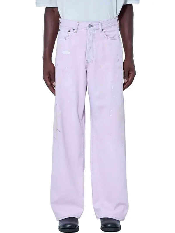 Acne Studios 1981 Loose Fit Jeans - Pink
