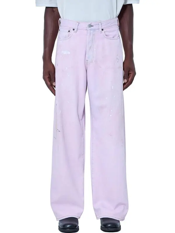 Acne Studios Loose Fit Jeans - Pink