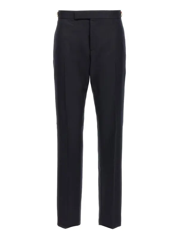 Thom Browne Low Rise Pants - Blue