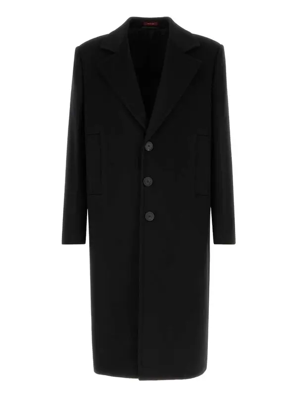 Gucci Wool Blend Coat - Black