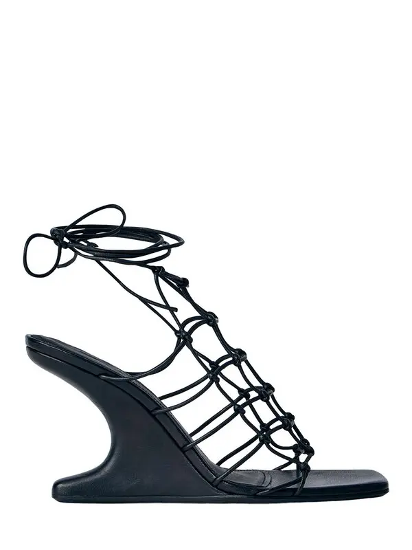 Rick Owens Web Cantilever 8 Sandals - Black