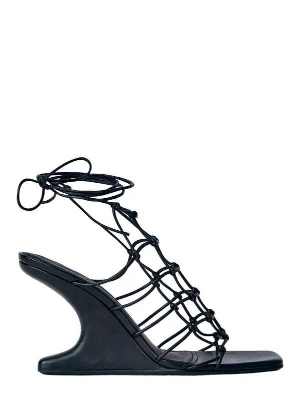 Rick Owens Web Cantilever 8 Sandals - Black