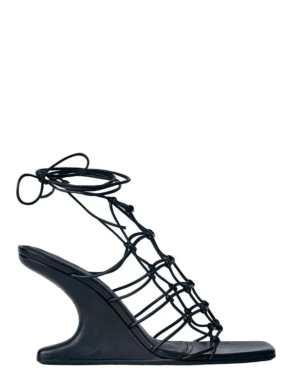 Rick Owens Web Cantilever 8 Sandals - Black