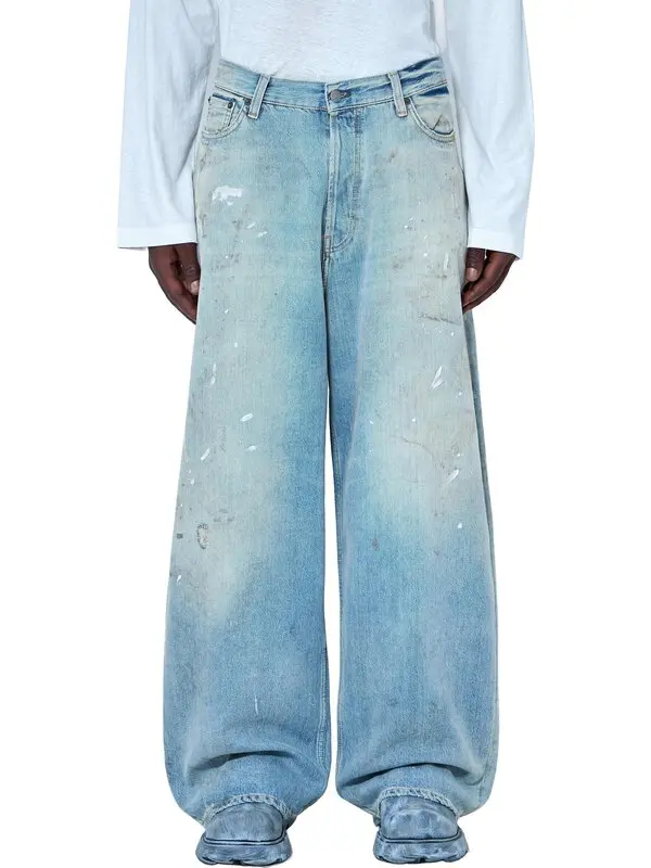 Acne Studios 2023 U Trafalgar Loose Fit Jeans - Blue