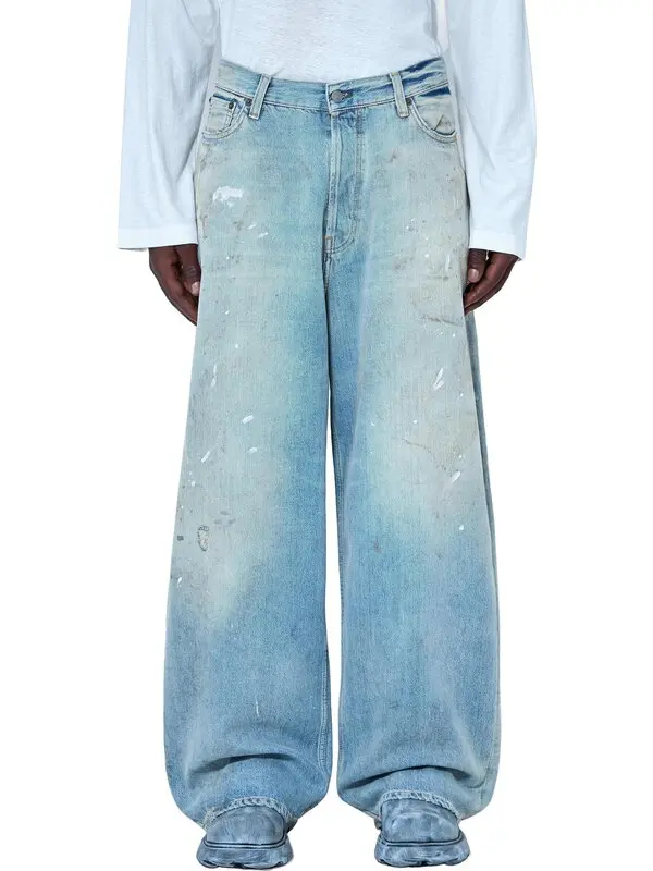 Acne Studios Trafalgar Loose Fit Jeans - Blue