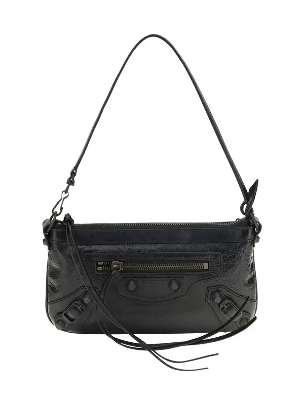 Balenciaga Le City Clutch Bag - Black