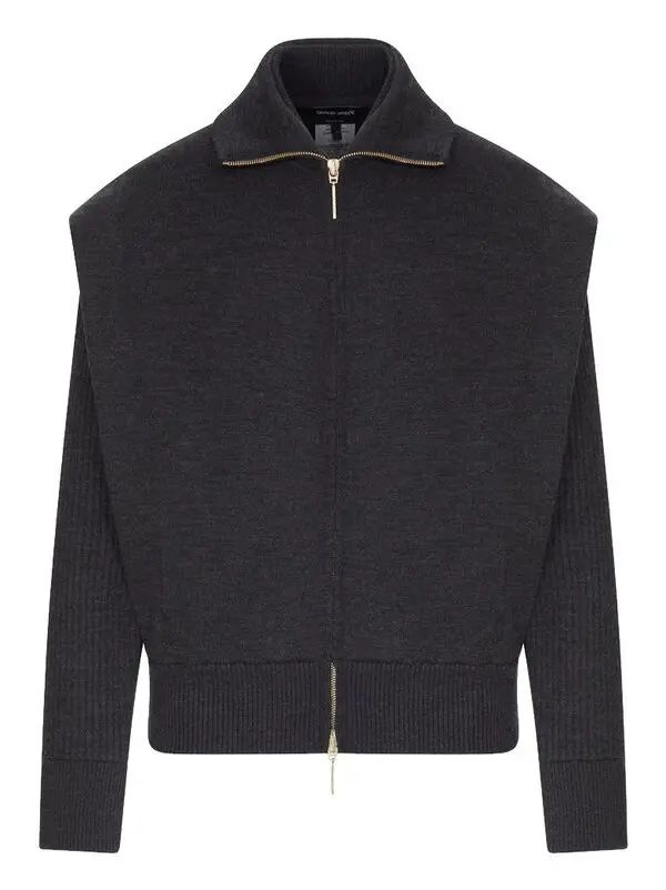 Giorgio Armani Padded Bomber Jacket - Multicolor