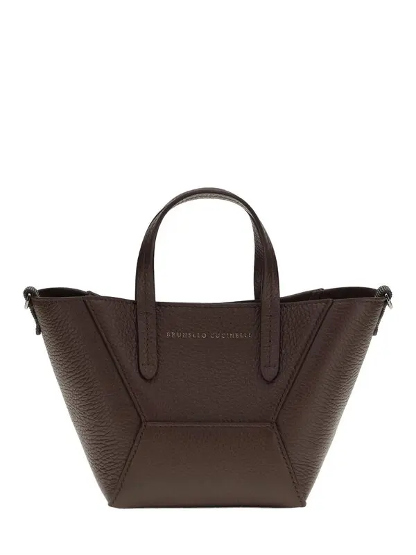 Brunello Cucinelli Bc Duo Leather Handbag - Multicolor