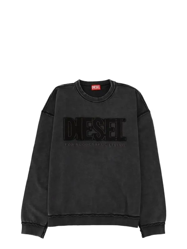 DIESEL® S-boxt-raw-v1 Sweatshirt - Gray