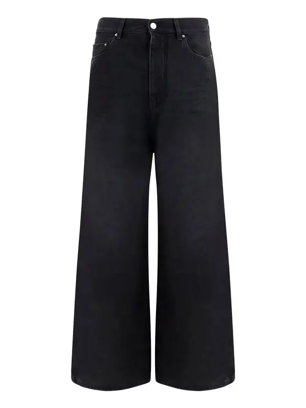 Amiri Wide-leg Jeans - Black