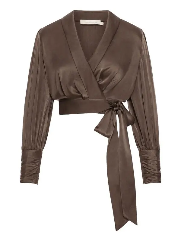 Zimmermann Wrap Blouse - Multicolor