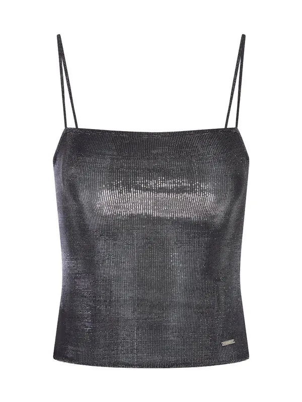 Gucci Jersey Top With Iridescent Effect - Multicolor