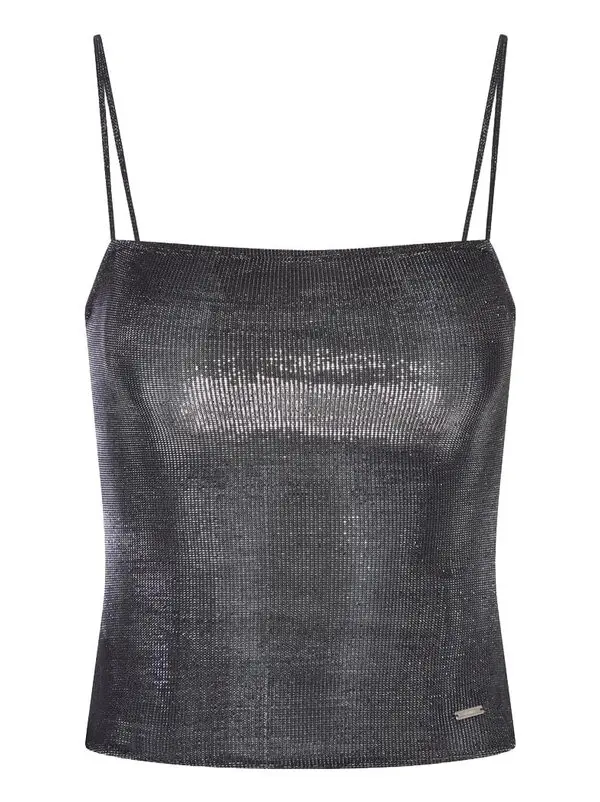 Gucci Jersey Top With Iridescent Effect - Multicolor