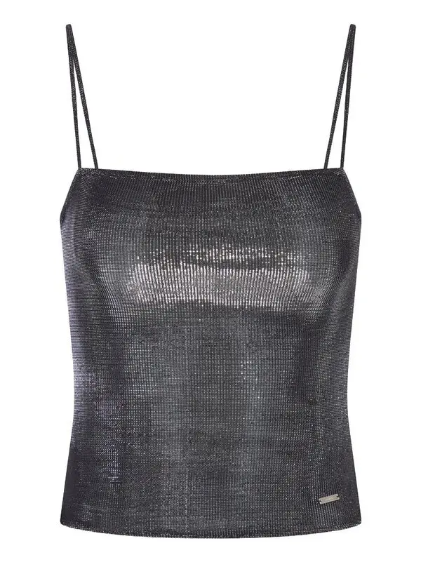 Gucci Lamé Jersey Top - Multicolor