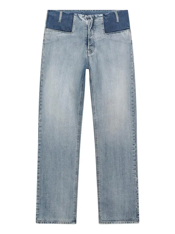 MAISON MARGIELA Patchwork Jeans In Indigo Denim - Blue