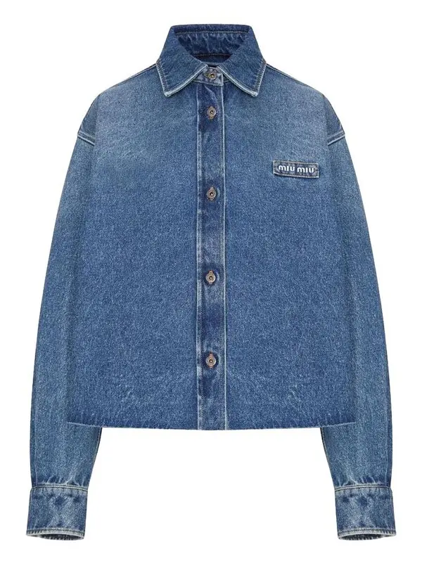 Miu Miu Denim Shirt - Blue