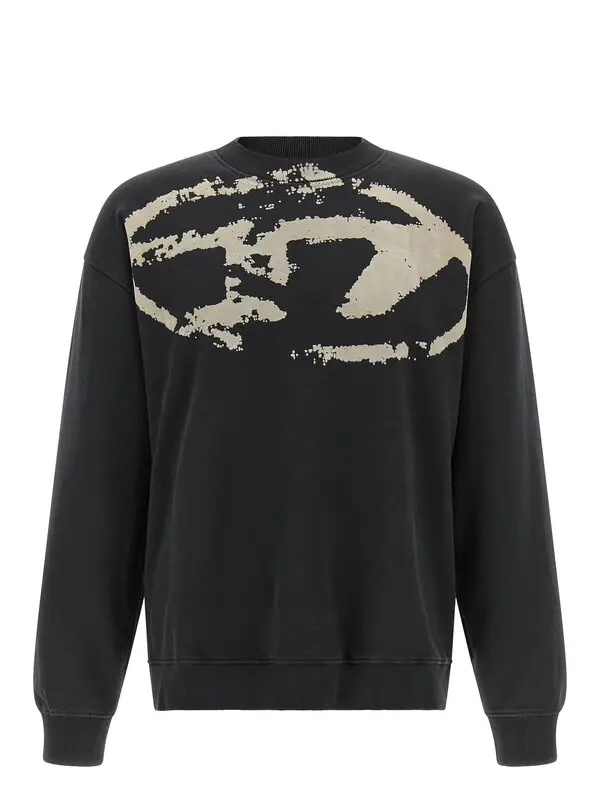 DIESEL® S-boxt-n5' Sweatshirt - Black