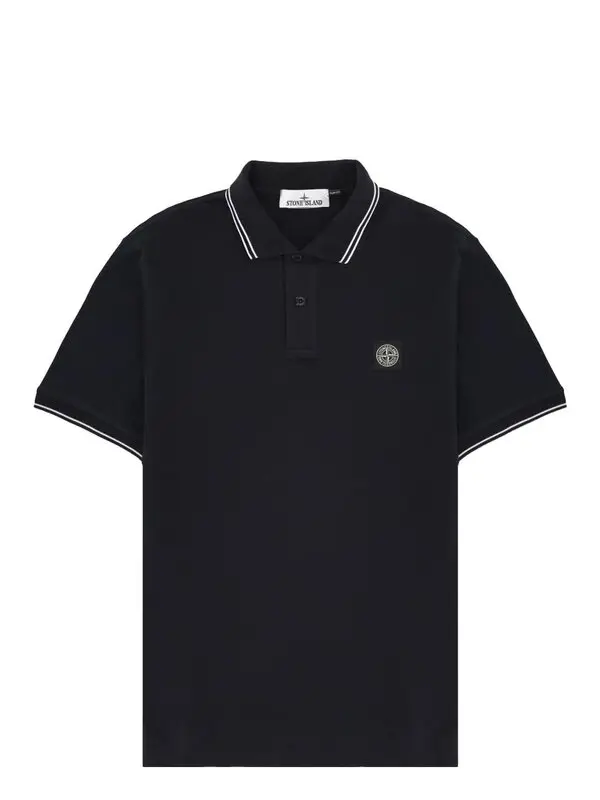 Stone Island Polo With Logo - Blue