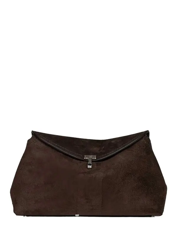 TOTEME Brown T-lock Clutch Bag - Multicolor