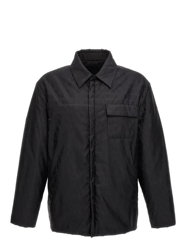Valentino Garavani Toile Iconographe Reversible Jacket - Black